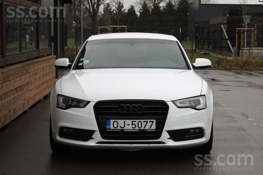 Balts Audi A5 2014 Rīga, ar dzinēja tilpumu 3.00 L un nobraukumu 0 tūkst. km par 9890 €, foto 14 vietnē AUTOMOTO.COM.LV