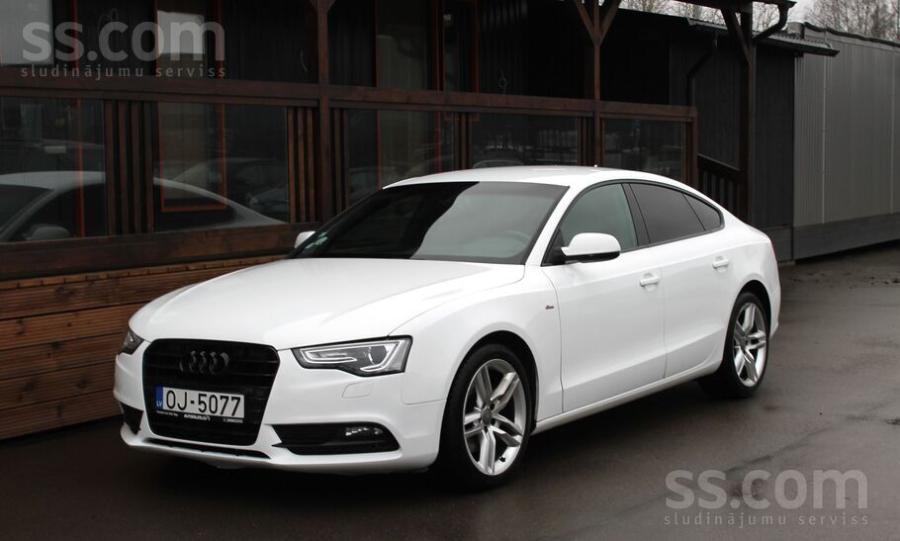 Balts Audi A5 2014 Rīga, ar dzinēja tilpumu 3.00 L un nobraukumu 0 tūkst. km par 9890 €, foto 15 vietnē AUTOMOTO.COM.LV