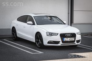 White Audi A5 2014 in Riga, with an engine capacity of 2.00 L and mileage of 310 thousand km for 10750 €, photo 4 on AUTOMOTO.COM.LV