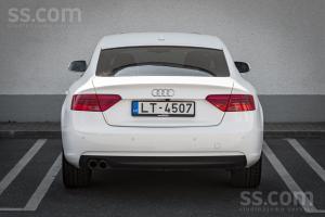 White Audi A5 2014 in Riga, with an engine capacity of 2.00 L and mileage of 310 thousand km for 10750 €, photo 6 on AUTOMOTO.COM.LV