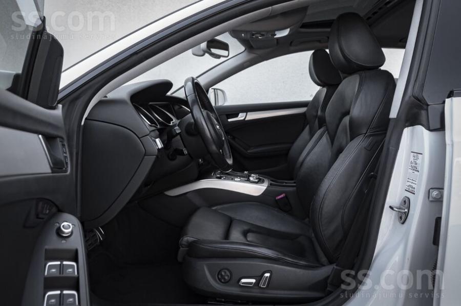 White Audi A5 2014 in Riga, with an engine capacity of 2.00 L and mileage of 310 thousand km for 10750 €, photo 9 on AUTOMOTO.COM.LV