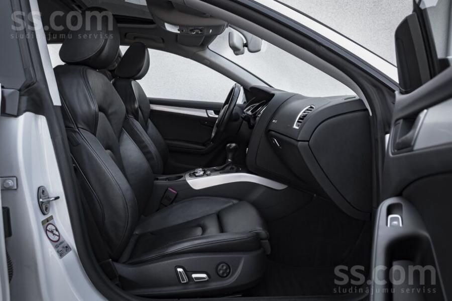 White Audi A5 2014 in Riga, with an engine capacity of 2.00 L and mileage of 310 thousand km for 10750 €, photo 10 on AUTOMOTO.COM.LV