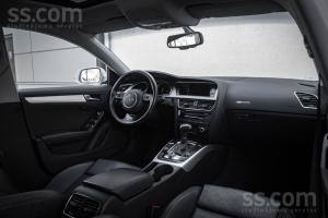White Audi A5 2014 in Riga, with an engine capacity of 2.00 L and mileage of 310 thousand km for 10750 €, photo 15 on AUTOMOTO.COM.LV