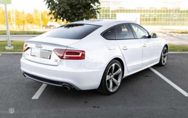 White Audi A5 2014 in Kretinga, with an engine capacity of 3.00 L and mileage of 277 thousand km for 7960 €, photo 2 on AUTOMOTO.COM.LV