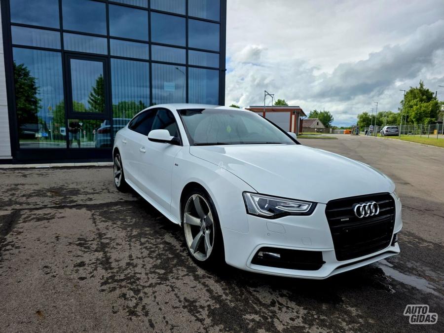 White Audi A5 2014 in Kretinga, with an engine capacity of 3.00 L and mileage of 277 thousand km for 8100 €, photo 1 on AUTOMOTO.COM.LV