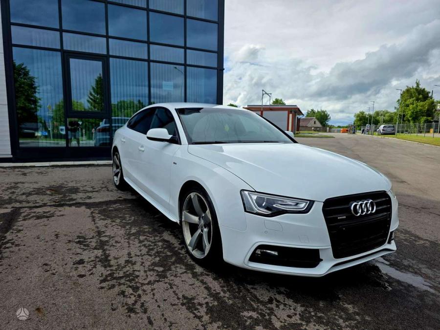 White Audi A5 2014 in Kretinga, with an engine capacity of 3.00 L and mileage of 277 thousand km for 8200 €, photo 3 on AUTOMOTO.COM.LV