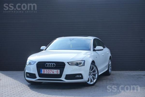 Balts Audi A5 2014 Rīga, ar dzinēja tilpumu 3.00 L un nobraukumu 249 tūkst. km par 11290 €, foto 1 vietnē AUTOMOTO.COM.LV