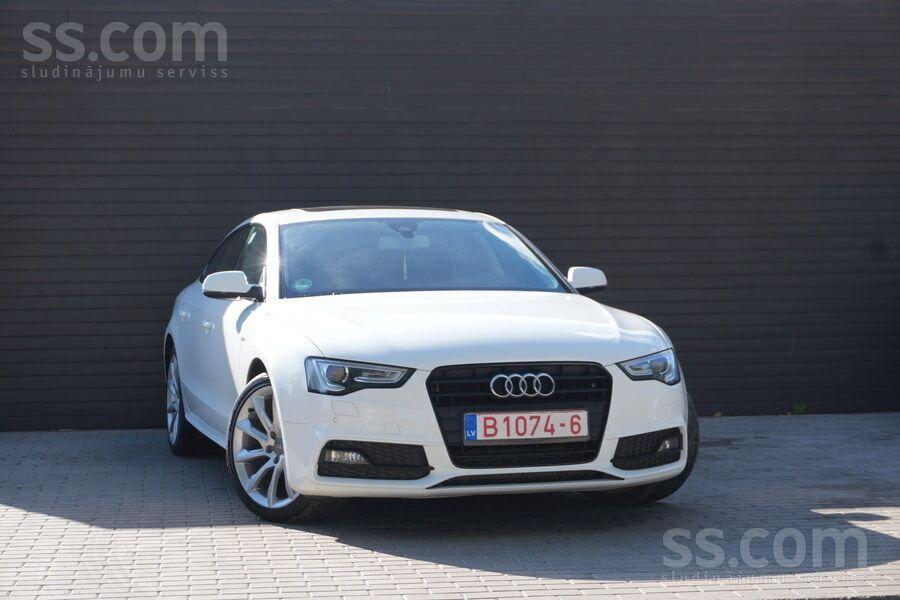 White Audi A5 2014 in Riga, with an engine capacity of 3.00 L and mileage of 249 thousand km for 11290 €, photo 3 on AUTOMOTO.COM.LV