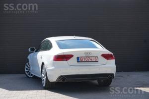 White Audi A5 2014 in Riga, with an engine capacity of 3.00 L and mileage of 249 thousand km for 11290 €, photo 5 on AUTOMOTO.COM.LV