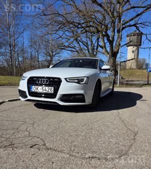 White Audi A5 2015 in Talsi, with an engine capacity of 1.80 L and mileage of 250 thousand km for 10000 €, photo  on AUTOMOTO.COM.LV