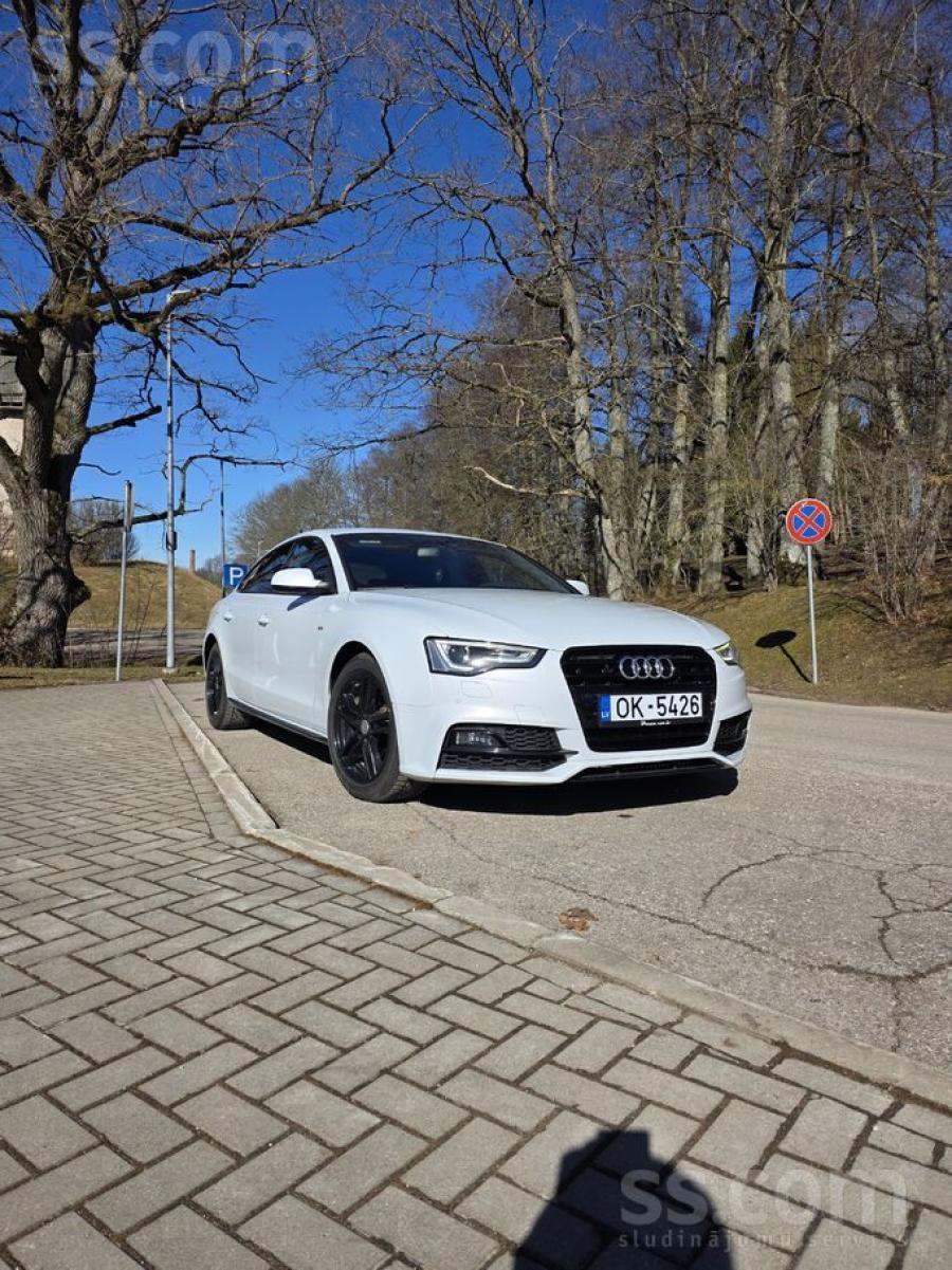 White Audi A5 2015 in Talsi, with an engine capacity of 1.80 L and mileage of 250 thousand km for 10000 €, photo 3 on AUTOMOTO.COM.LV