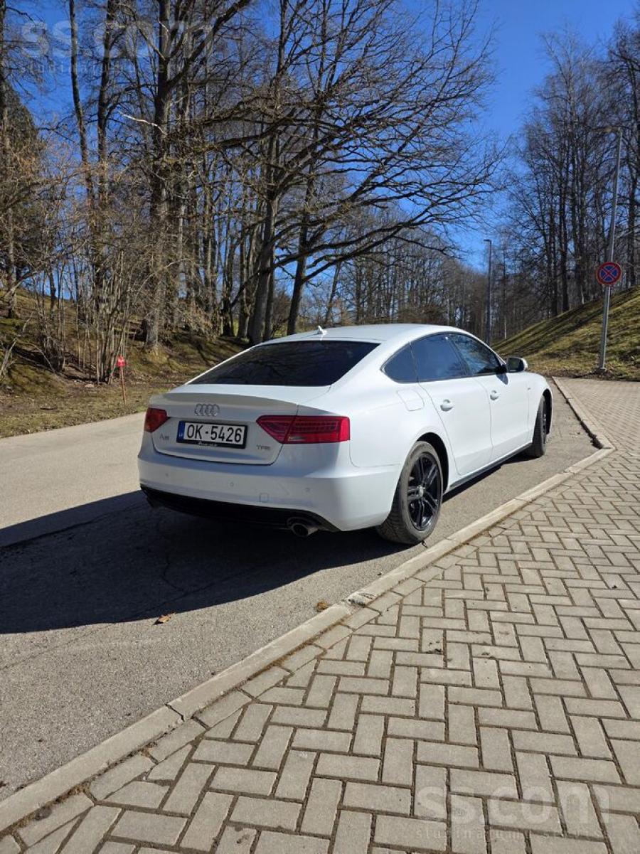 White Audi A5 2015 in Talsi, with an engine capacity of 1.80 L and mileage of 250 thousand km for 10000 €, photo 5 on AUTOMOTO.COM.LV