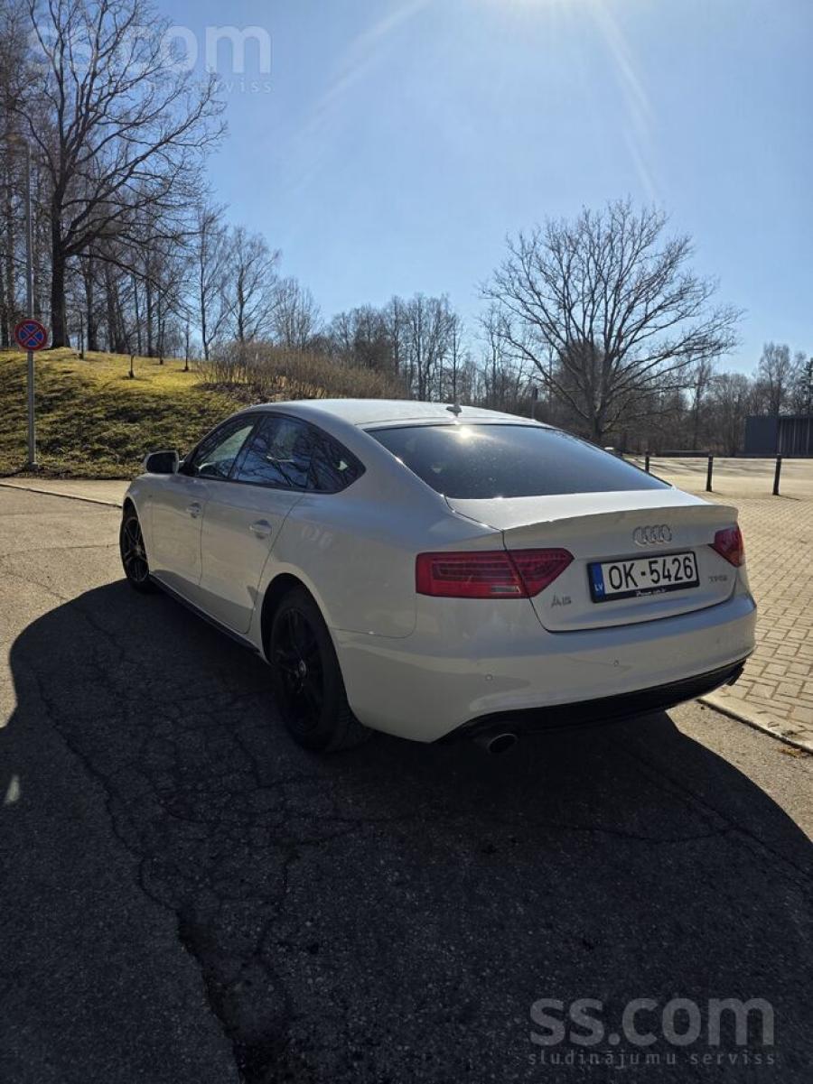 White Audi A5 2015 in Talsi, with an engine capacity of 1.80 L and mileage of 250 thousand km for 10000 €, photo 6 on AUTOMOTO.COM.LV