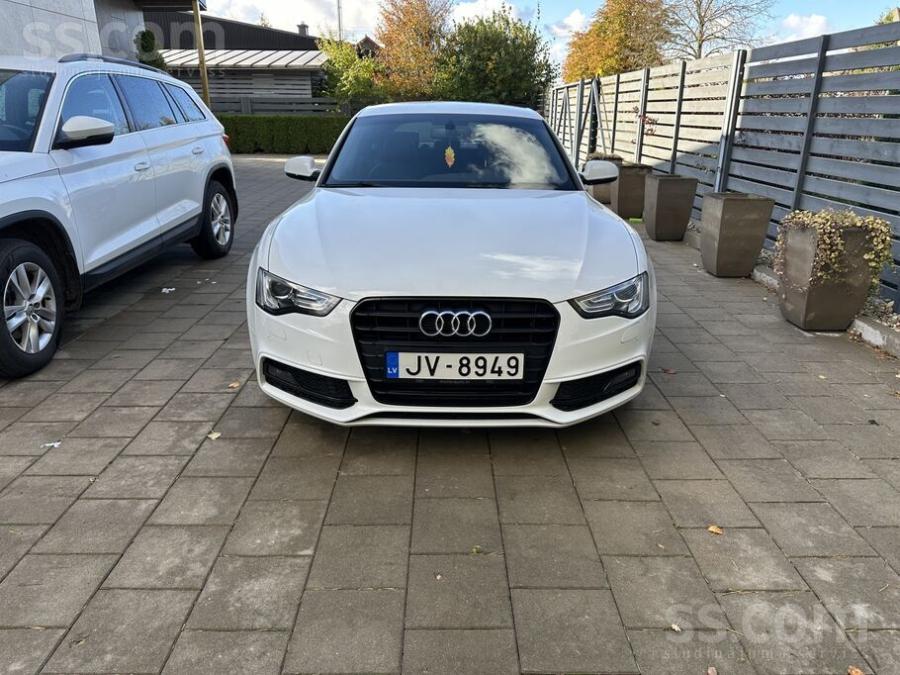 Balts Audi A5 2015 Rīga, ar dzinēja tilpumu 1.80 L un nobraukumu 161 tūkst. km par 13000 €, foto 6 vietnē AUTOMOTO.COM.LV