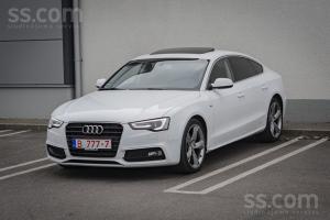 Balts Audi A5 2016 Rīga, ar dzinēja tilpumu 1.80 L un nobraukumu 147 tūkst. km par 14990 €, foto  vietnē AUTOMOTO.COM.LV