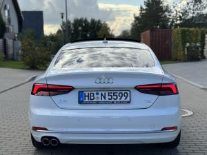 White Audi A5 2017 in Vilnius, with an engine capacity of 2.00 L and mileage of 162 thousand km for 15950 €, photo 6 on AUTOMOTO.COM.LV