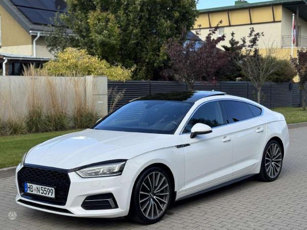 Balts Audi A5 2017 Viļņa, ar dzinēja tilpumu 2.00 L un nobraukumu 162 tūkst. km par 15950 €, foto 1 vietnē AUTOMOTO.COM.LV