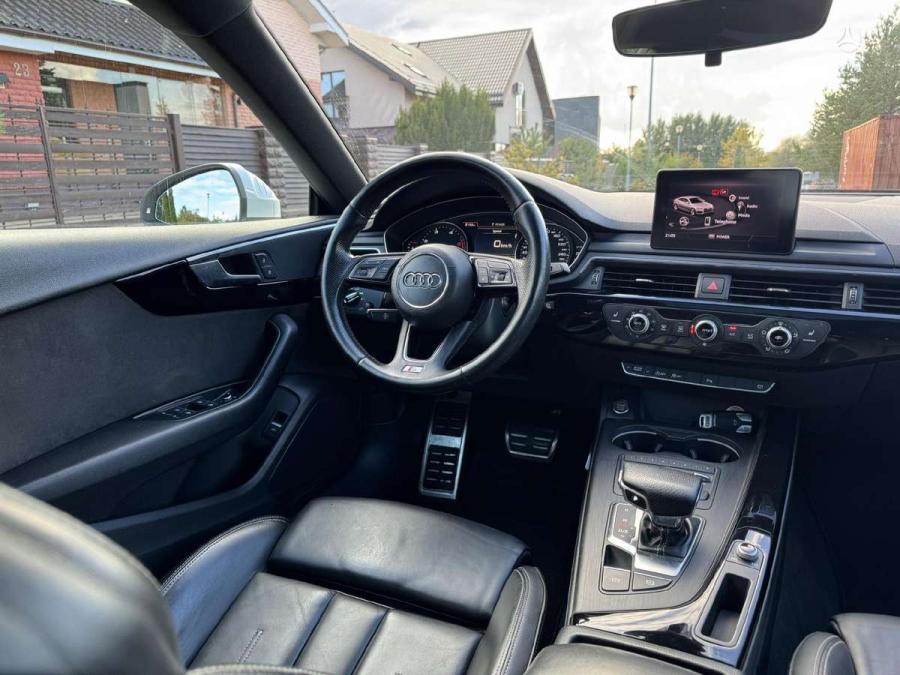 Balts Audi A5 2017 Viļņa, ar dzinēja tilpumu 2.00 L un nobraukumu 162 tūkst. km par 15950 €, foto 12 vietnē AUTOMOTO.COM.LV