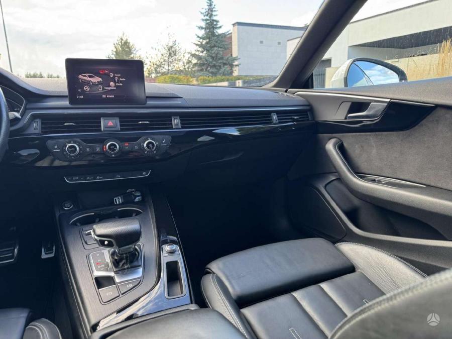 Balts Audi A5 2017 Viļņa, ar dzinēja tilpumu 2.00 L un nobraukumu 162 tūkst. km par 15950 €, foto 13 vietnē AUTOMOTO.COM.LV