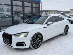 White Audi A5 2017 in Vilnius, with an engine capacity of 2.00 L and mileage of 162 thousand km for 15950 €, photo  on AUTOMOTO.COM.LV