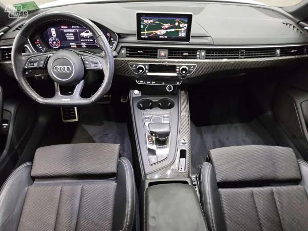White Audi A5 2019 in Kaunas, with an engine capacity of 2.00 L and mileage of 91 thousand km for 30056 €, photo 6 on AUTOMOTO.COM.LV