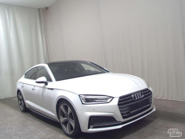 White Audi A5 2019 in Kaunas, with an engine capacity of 2.00 L and mileage of 91 thousand km for 30056 €, photo 3 on AUTOMOTO.COM.LV