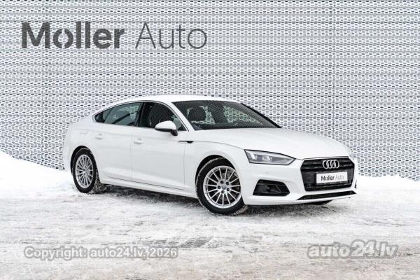 White Audi A5 2019 in Riga, with an engine capacity of 2.00 L and mileage of 117 thousand km for 21150 €, photo 2 on AUTOMOTO.COM.LV