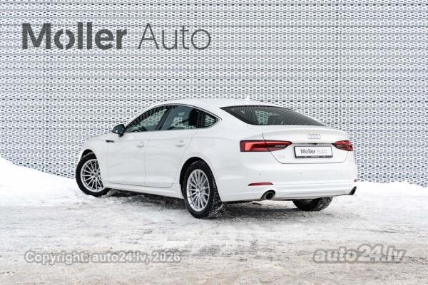 White Audi A5 2019 in Riga, with an engine capacity of 2.00 L and mileage of 117 thousand km for 21150 €, photo 3 on AUTOMOTO.COM.LV