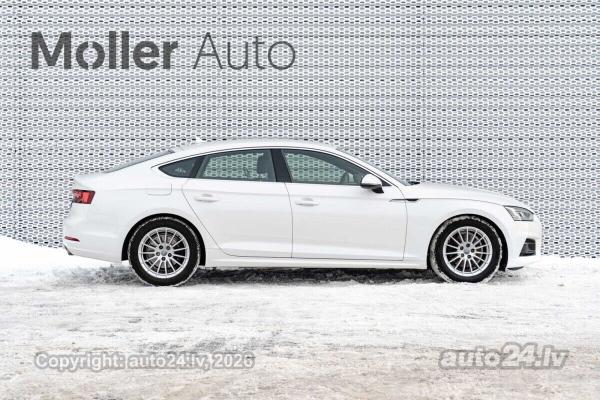 White Audi A5 2019 in Riga, with an engine capacity of 2.00 L and mileage of 117 thousand km for 21150 €, photo 5 on AUTOMOTO.COM.LV