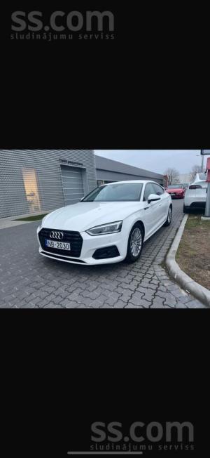 Balts Audi A5 2019 Rīga, ar dzinēja tilpumu 2.00 L un nobraukumu 140 tūkst. km par 21000 €, foto  vietnē AUTOMOTO.COM.LV