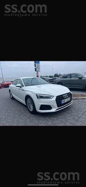 White Audi A5 2019 in Riga, with an engine capacity of 2.00 L and mileage of 140 thousand km for 21000 €, photo 3 on AUTOMOTO.COM.LV