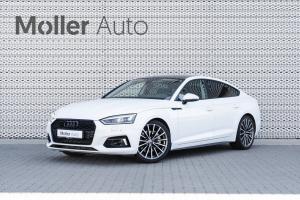 White Audi A5 2019 in Marupe, with an engine capacity of 2.00 L and mileage of 228 thousand km for 17900 €, photo  on AUTOMOTO.COM.LV