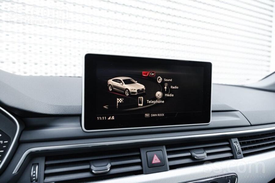 Balts Audi A5 2019 Rīga, ar dzinēja tilpumu 2.00 L un nobraukumu 228 tūkst. km par 17550 €, foto 18 vietnē AUTOMOTO.COM.LV
