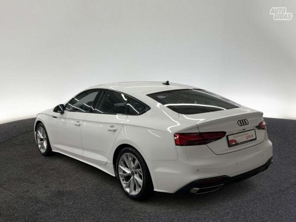 White Audi A5 2021 in Kaunas, with an engine capacity of 2.00 L and mileage of 64 thousand km for 31742 €, photo 3 on AUTOMOTO.COM.LV