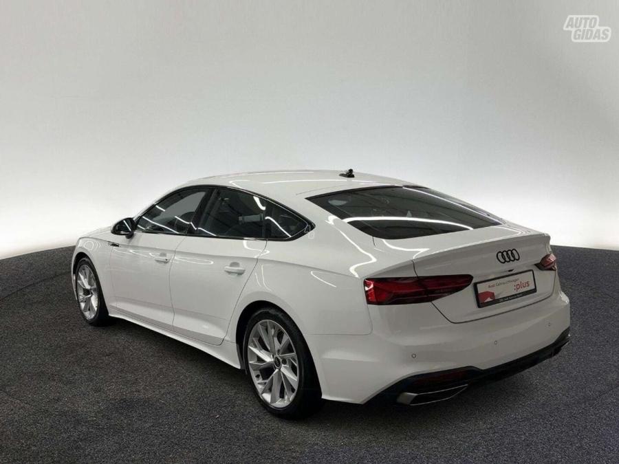 White Audi A5 2021 in Kaunas, with an engine capacity of 2.00 L and mileage of 64 thousand km for 31742 €, photo 3 on AUTOMOTO.COM.LV