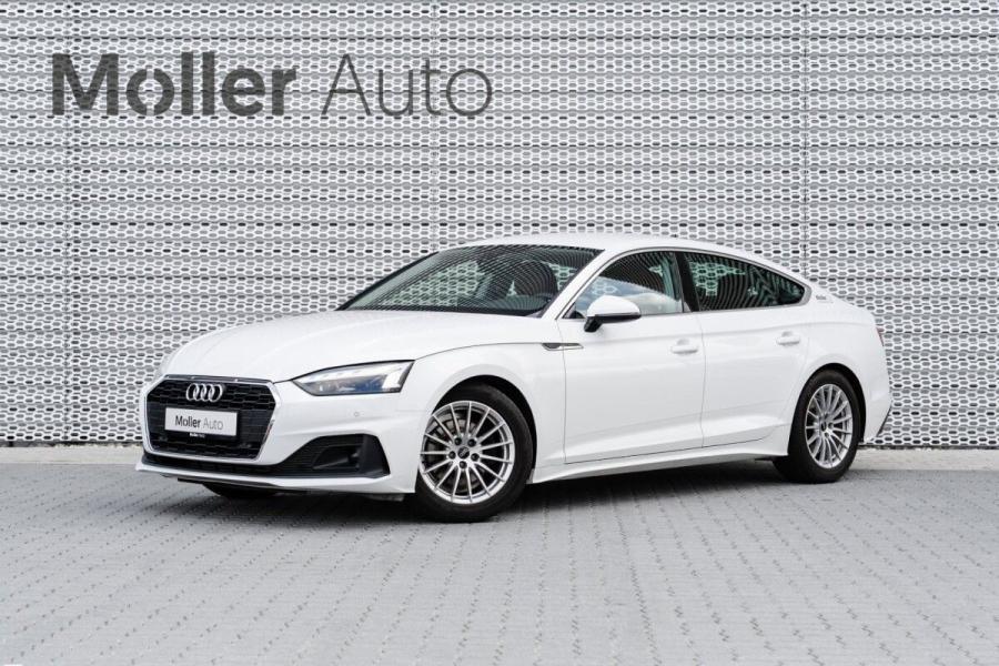 Balts Audi A5 2024 Mārupe, ar dzinēja tilpumu 2.00 L un nobraukumu 28 tūkst. km par 32200 €, foto 1 vietnē AUTOMOTO.COM.LV