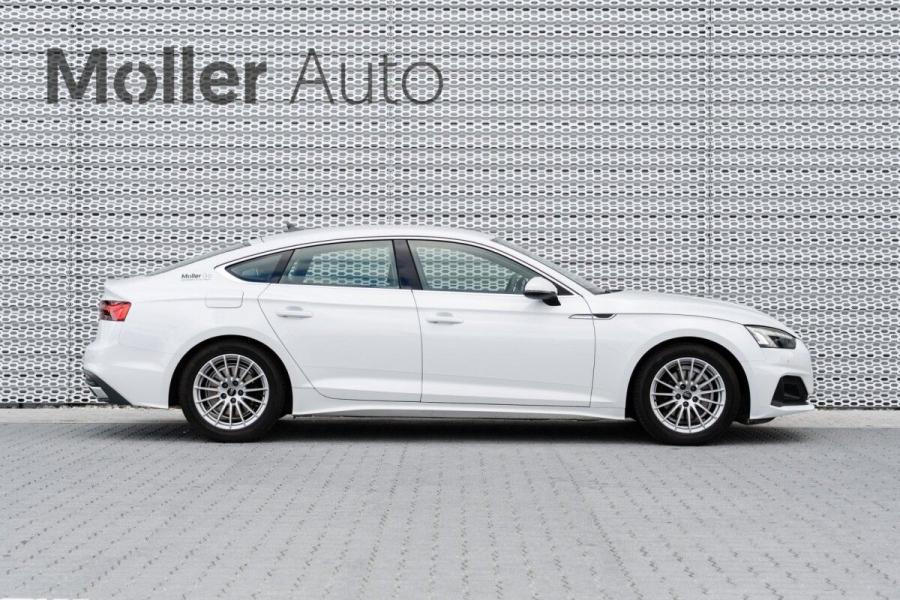 Balts Audi A5 2024 Mārupe, ar dzinēja tilpumu 2.00 L un nobraukumu 28 tūkst. km par 32200 €, foto 6 vietnē AUTOMOTO.COM.LV