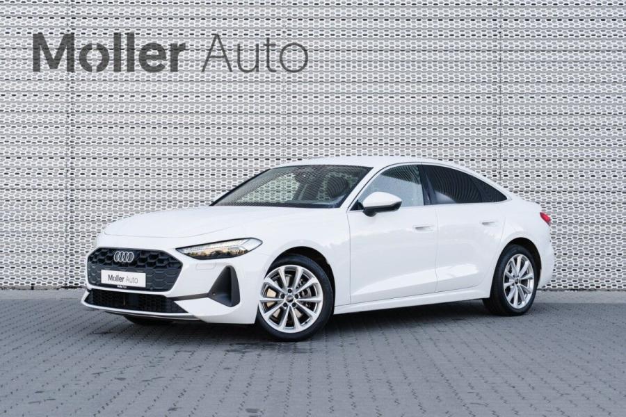 White Audi A5 2025 in Marupe, with an engine capacity of 2.00 L and mileage of 29 thousand km for 35900 €, photo 1 on AUTOMOTO.COM.LV