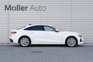 White Audi A5 2025 in Marupe, with an engine capacity of 2.00 L and mileage of 29 thousand km for 35900 €, photo 6 on AUTOMOTO.COM.LV