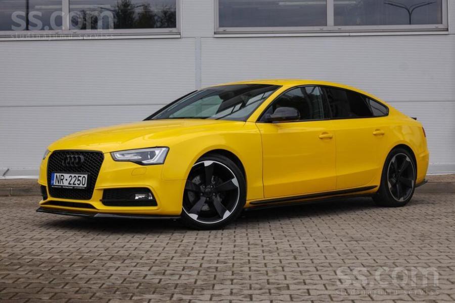 Dzeltens Audi A5 2012 Rīga, ar dzinēja tilpumu 1.80 L un nobraukumu 316 tūkst. km par 8995 €, foto 1 vietnē AUTOMOTO.COM.LV