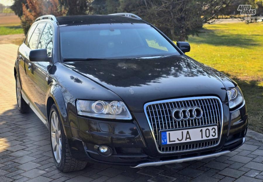 Melns Audi A6 Allroad 2006 Šauļi, ar dzinēja tilpumu 2.70 L un nobraukumu 320 tūkst. km par 3600 €, foto 4 vietnē AUTOMOTO.COM.LV