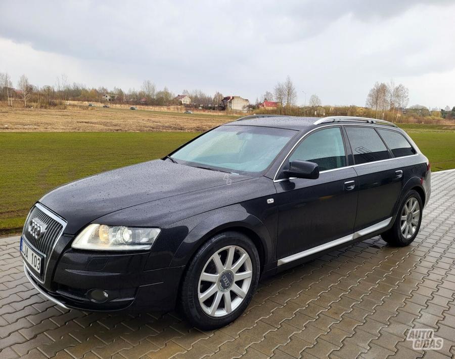 Black Audi A6 Allroad 2006 in Siauliai, with an engine capacity of 2.70 L and mileage of 300 thousand km for 3550 €, photo 5 on AUTOMOTO.COM.LV