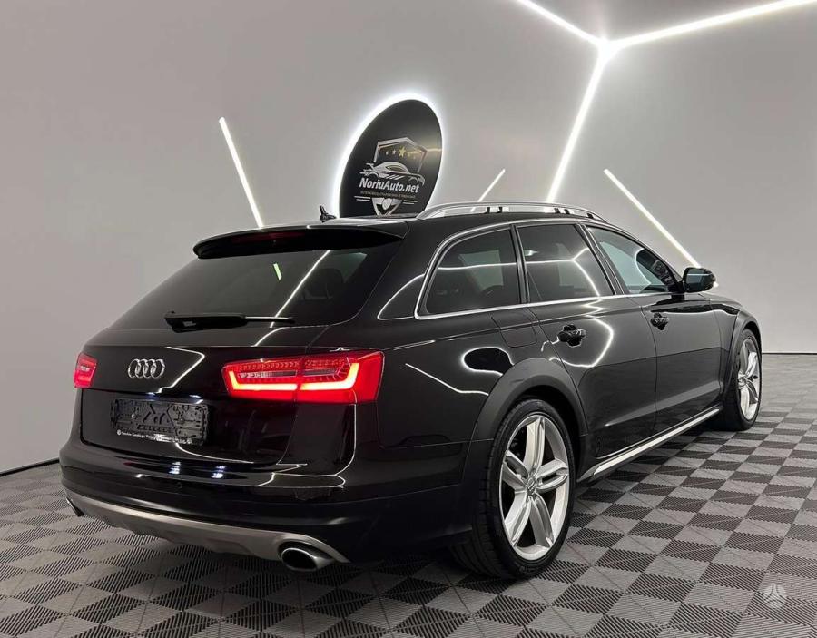 Black Audi A6 Allroad 2012 in Marijampole, with an engine capacity of 2.97 L and mileage of 325 thousand km for 11999 €, photo 25 on AUTOMOTO.COM.LV