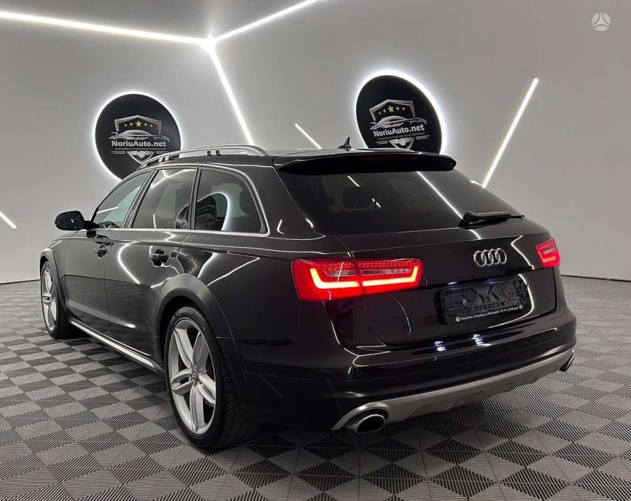 Black Audi A6 Allroad 2012 in Marijampole, with an engine capacity of 2.97 L and mileage of 325 thousand km for 11999 €, photo 26 on AUTOMOTO.COM.LV