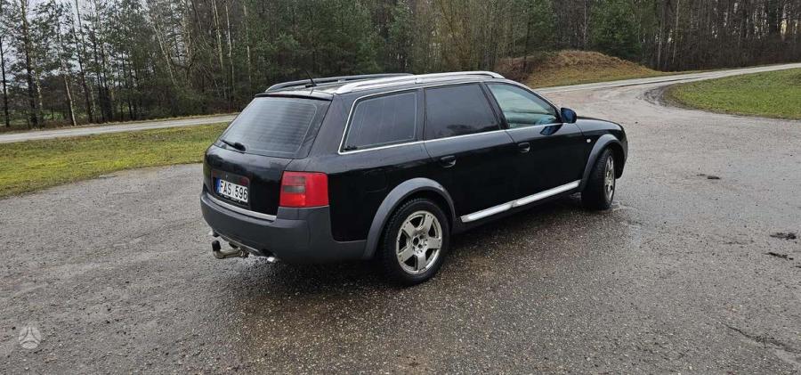 Black Audi A6 Allroad 2000 in Alytus, with an engine capacity of 2.50 L and mileage of 380 thousand km for 2000 €, photo 5 on AUTOMOTO.COM.LV