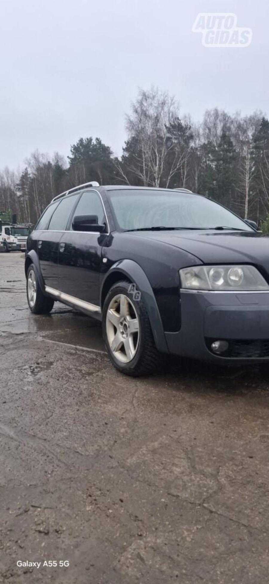 Black Audi A6 Allroad 2000 in Utena, with an engine capacity of 2.70 L and mileage of 350 thousand km for 2750 €, photo 1 on AUTOMOTO.COM.LV