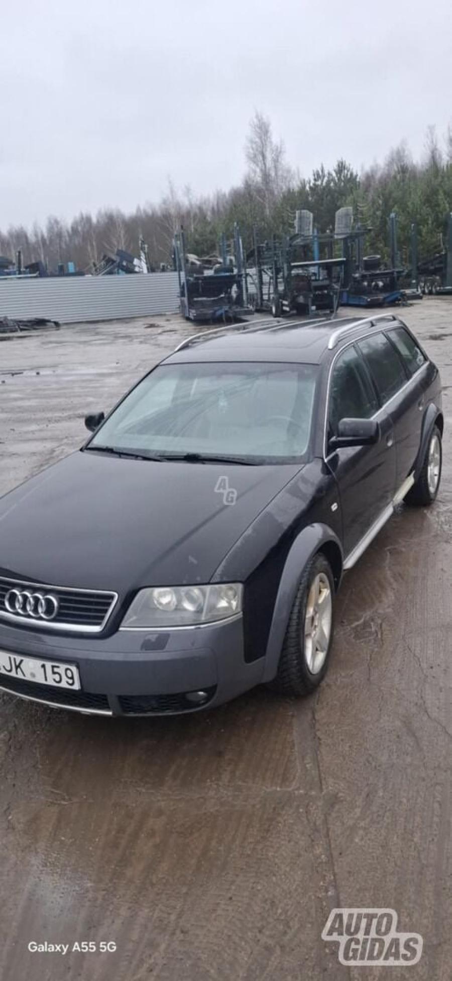 Black Audi A6 Allroad 2000 in Utena, with an engine capacity of 2.70 L and mileage of 350 thousand km for 2750 €, photo 8 on AUTOMOTO.COM.LV