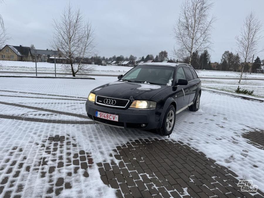 Black Audi A6 Allroad 2001 in Ukmerge, with an engine capacity of 2.50 L and mileage of 431 thousand km for 1400 €, photo 1 on AUTOMOTO.COM.LV