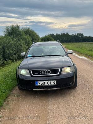 Melns Audi A6 Allroad 2001 Tartu, ar dzinēja tilpumu 2.50 L un nobraukumu 395 tūkst. km par 1250 €, foto  vietnē AUTOMOTO.COM.LV