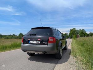 Melns Audi A6 Allroad 2003 Viļņa, ar dzinēja tilpumu 2.50 L un nobraukumu 333 tūkst. km par 1650 €, foto 5 vietnē AUTOMOTO.COM.LV